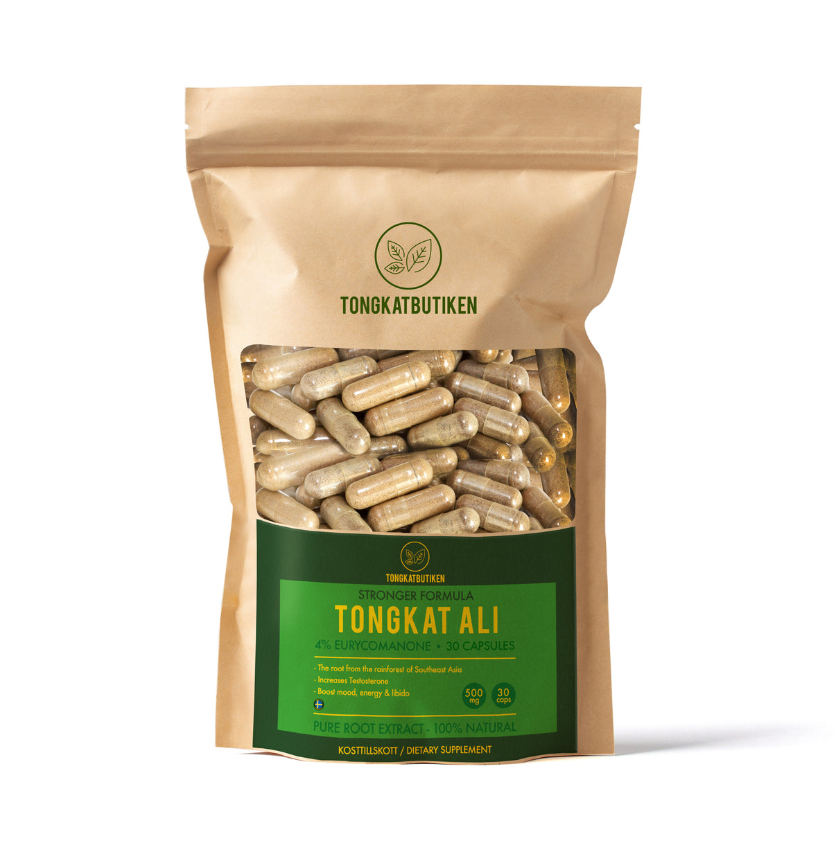 Tongkat Ali 4% Eurycomanone - Tongkatbutikken.com